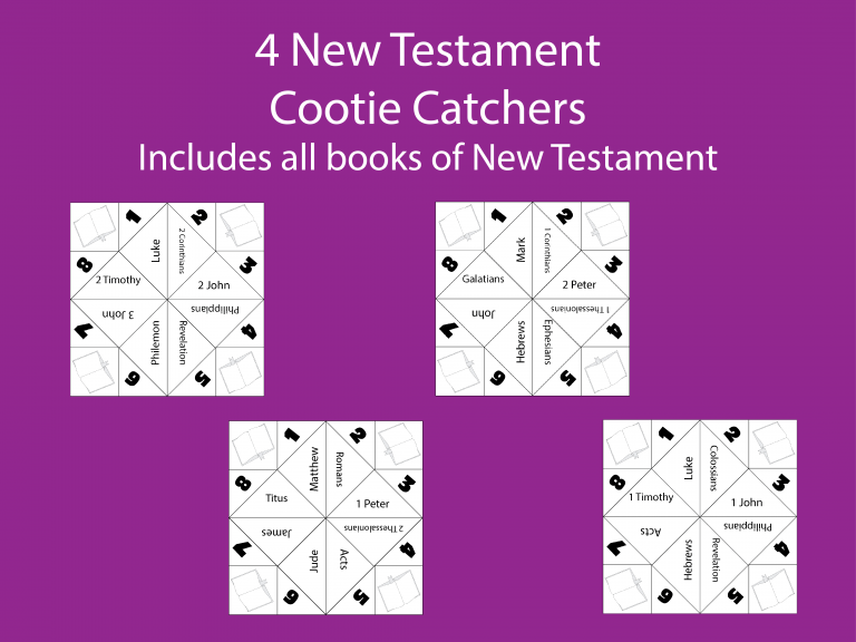 Books of the Bible Cootie Catcher – Deeper KidMin
