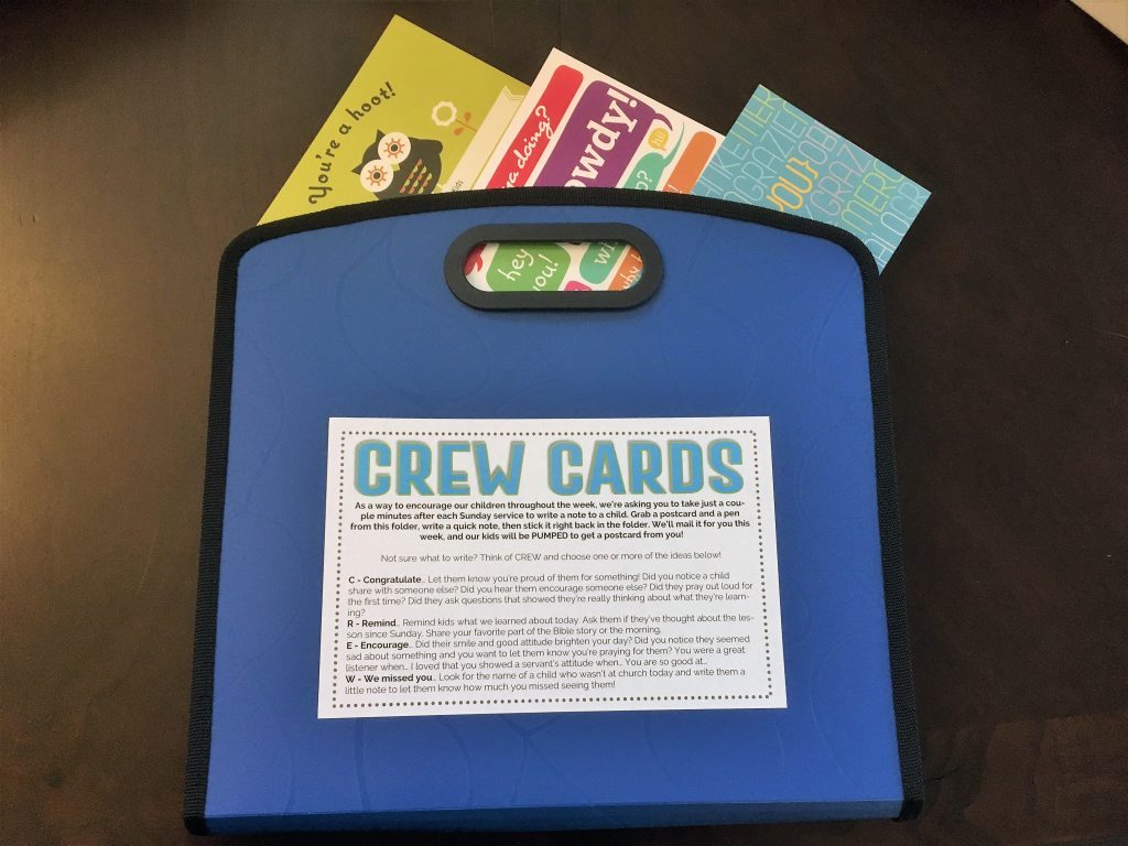 Connect with Kids Throughout the Week with Crew Cards – Deeper KidMin