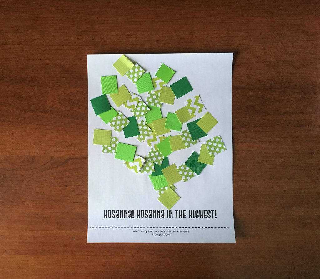Palm Sunday Craft Printable Deeper KidMin Palm Sunday Craft Printable Deeper KidMin
