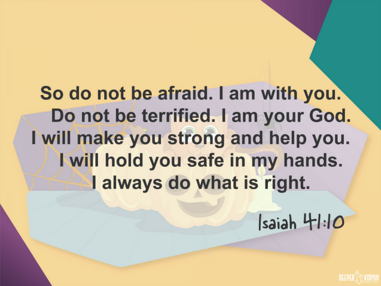 Not So Spooky – A Fall Fest Lesson on Fear – Deeper KidMin