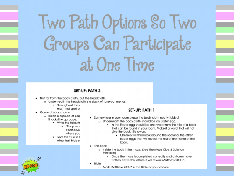 Empty: Easter Escape Room – Deeper KidMin