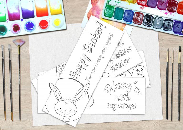Color Your Own Set #1 – Easter Bookmarks – Deeper KidMin