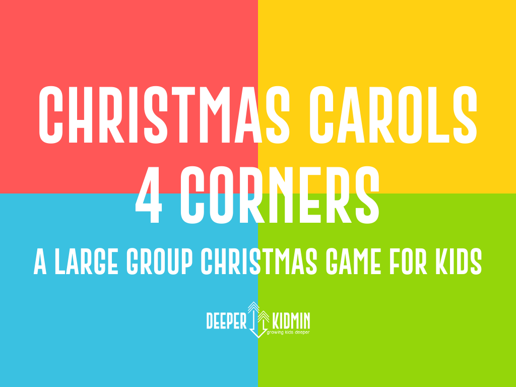 Christmas Carols 4 Corners: Large Group Christmas Game for Kids ...