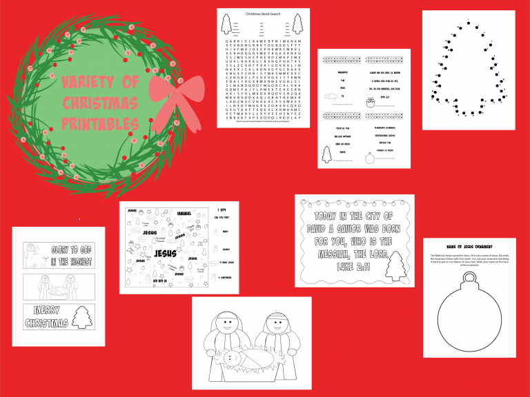Mega Christmas Printable Activity Pack – Deeper KidMin