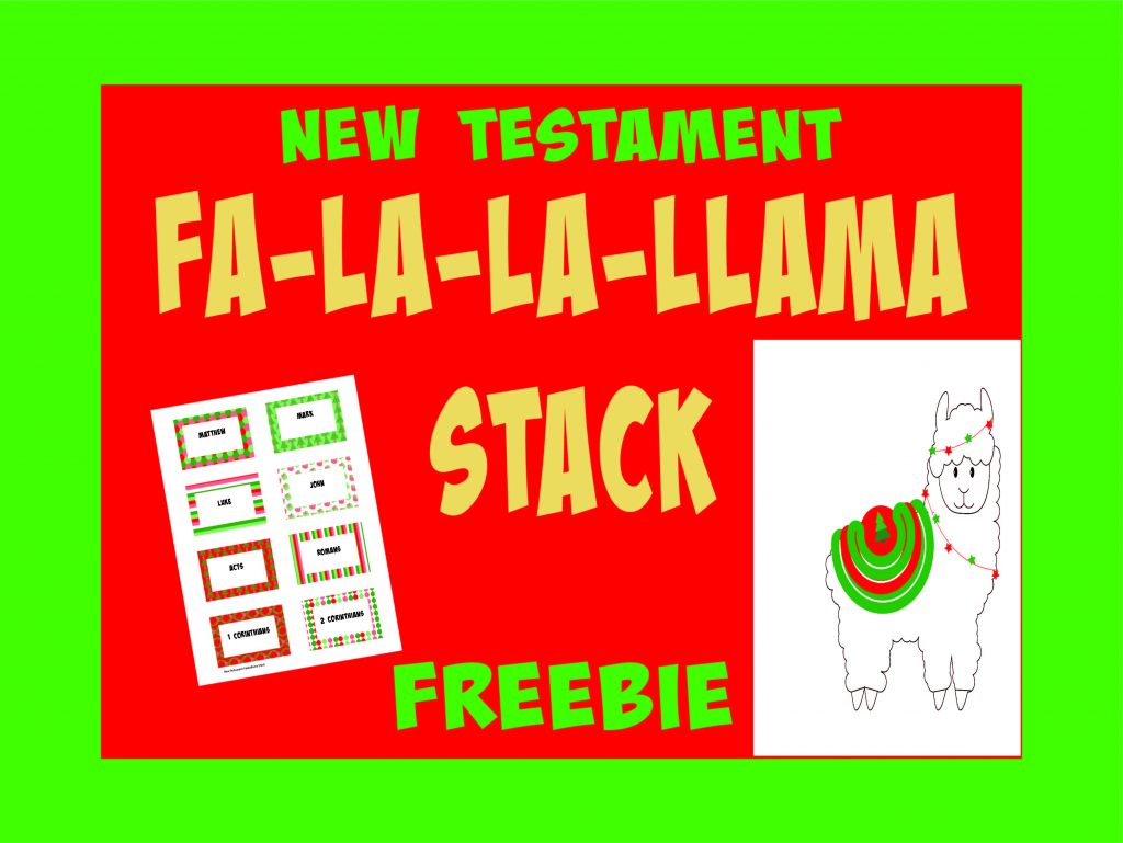 NT Fa-La-La-Llama Stack Game Freebie – Deeper KidMin