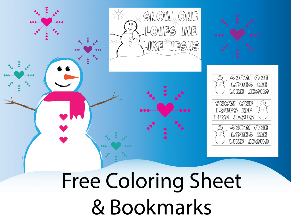 Free Snow One Coloring Sheet & Bookmark – Deeper KidMin