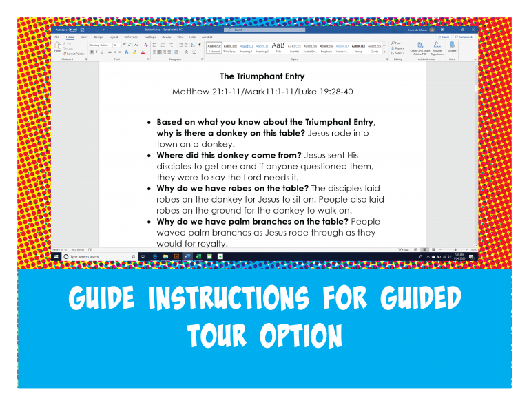 Sense of Holy Week: Sensory Experience – Deeper KidMin