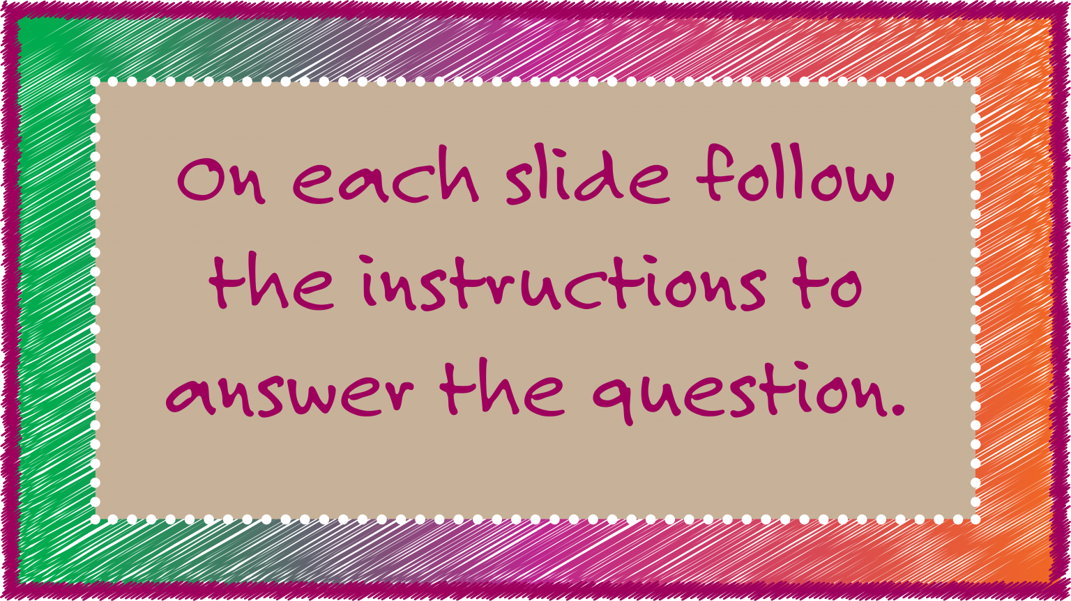 Follow Instructions Bible Trivia PPT Game – Deeper KidMin