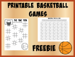 Freebie Basketball Printable Games – Deeper KidMin