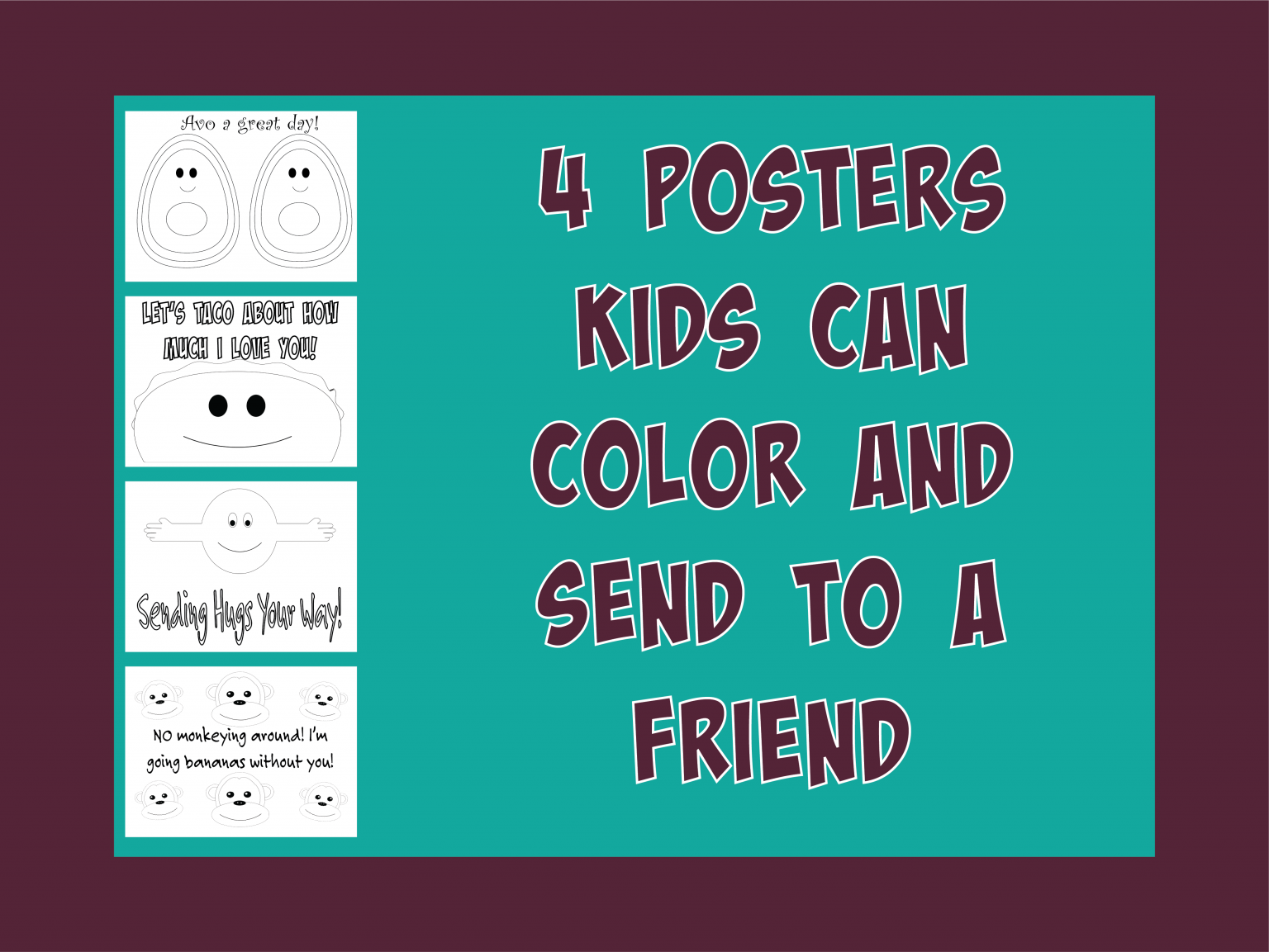 Color Your Own Postcards – Deeper KidMin