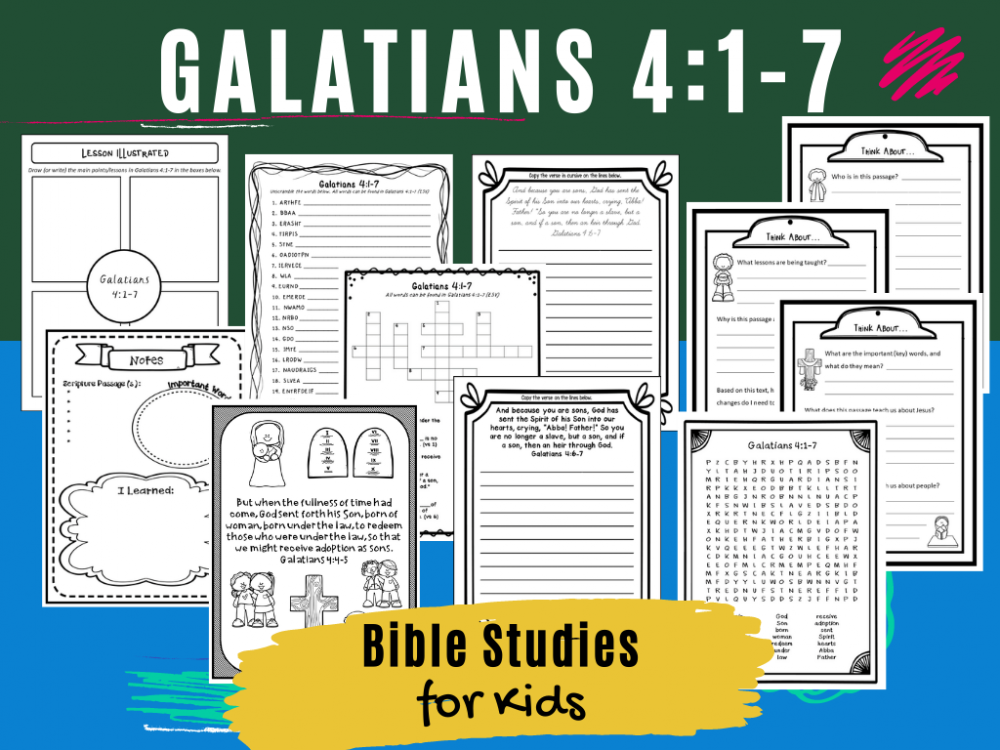 Bible Studies for Kids – Galatians 4:1-7 – Deeper KidMin