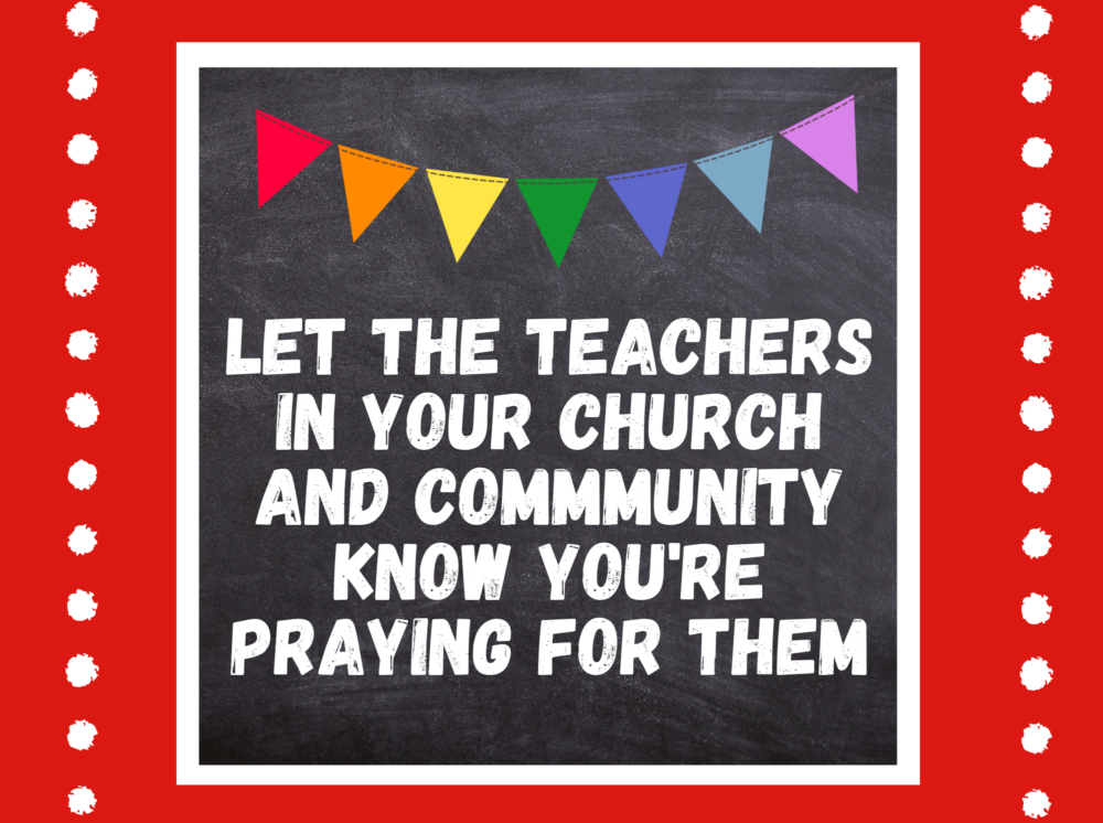 Teacher Prayer Sign Printable – Deeper KidMin