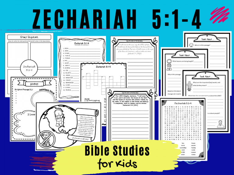 Bible Studies for Kids – Zechariah 5:1-4 – Deeper KidMin