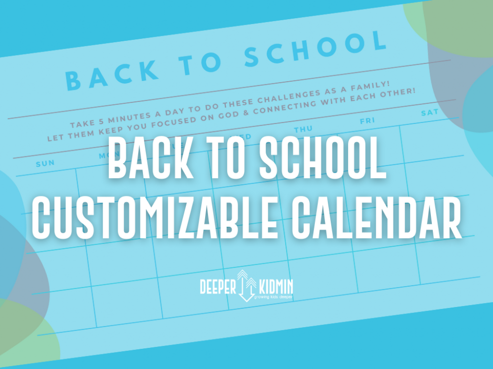 5 Ways to Celebrate Back-To-School Season in Your Ministry – Deeper KidMin