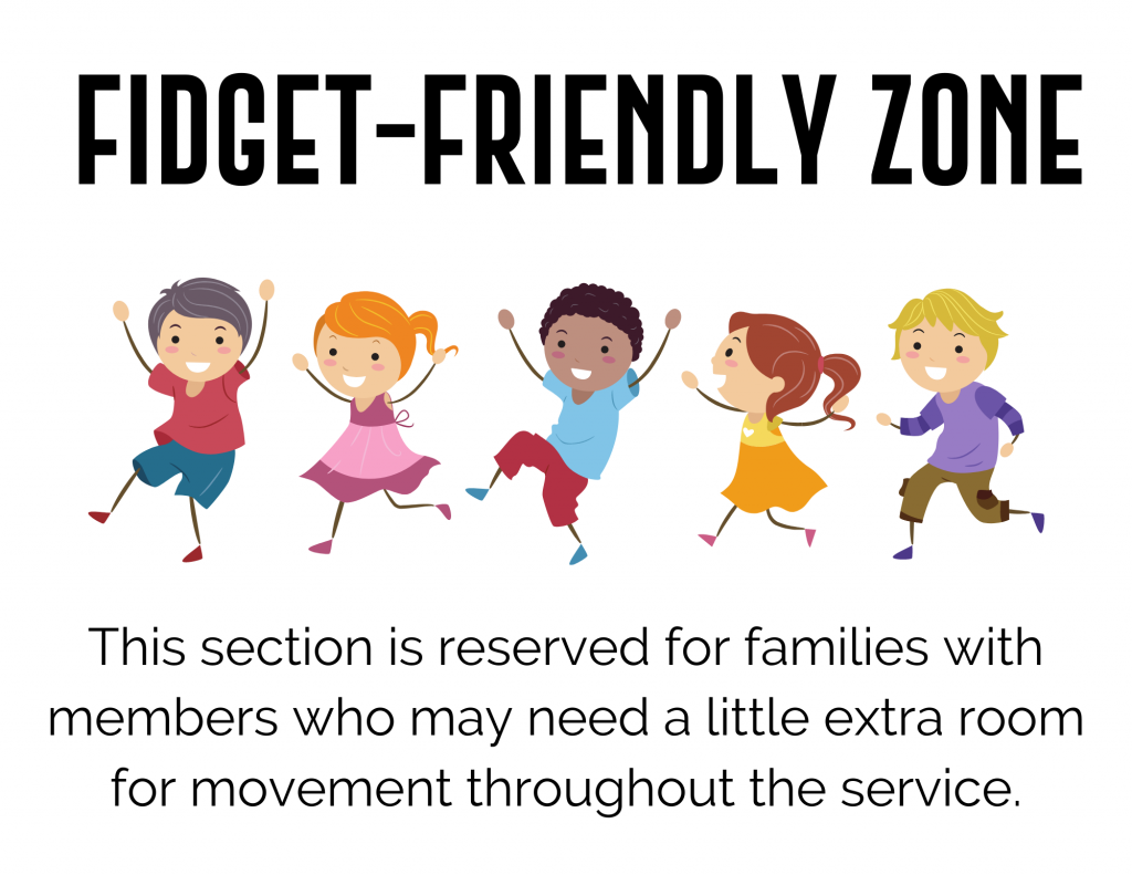 Fidget-Friendly Signs Printable – Deeper KidMin