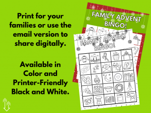 Family Advent Bingo – Deeper KidMin