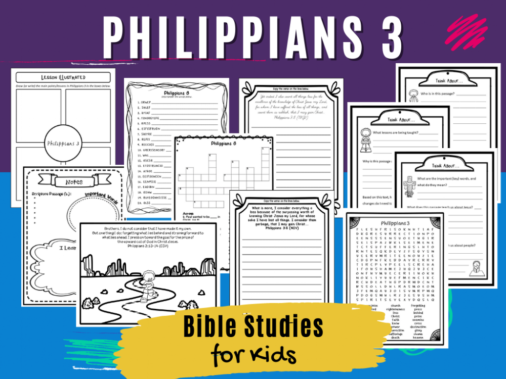 Bible Studies for Kids – Philippians 3 – Deeper KidMin