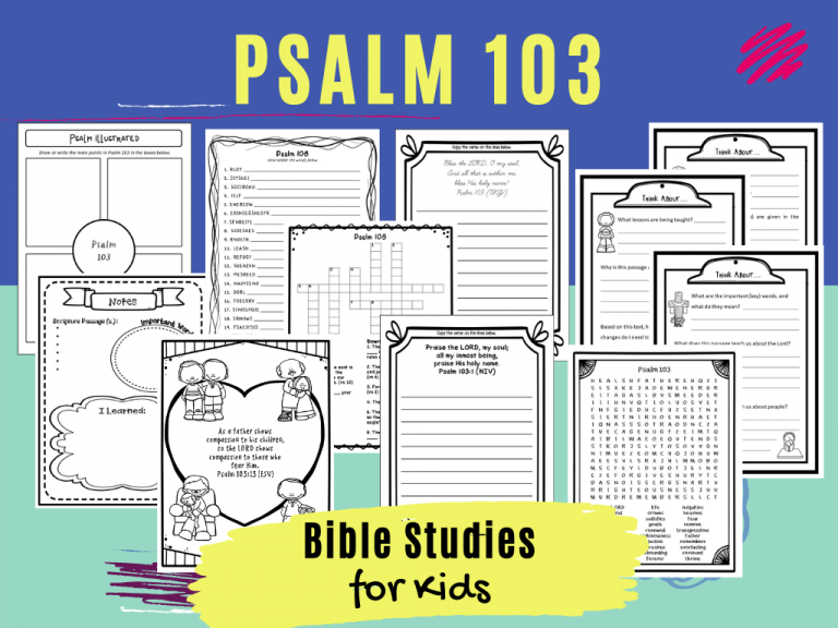 Bible Studies for Kids – Psalm 103 – Deeper KidMin
