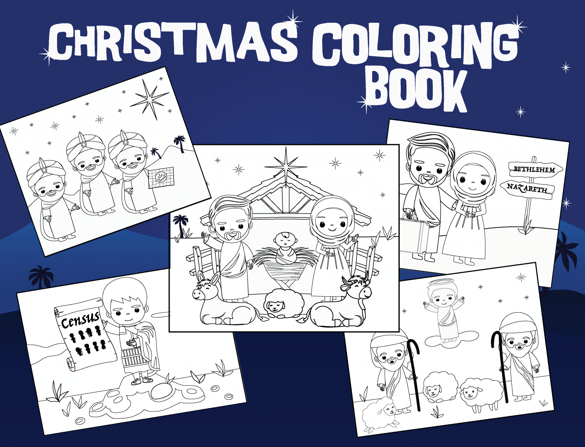 Christmas Coloring Book – Deeper KidMin