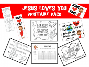 Jesus Loves You Printable Pack – Deeper KidMin