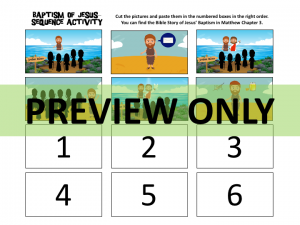 Baptism of Jesus – Activity Pack – Deeper KidMin