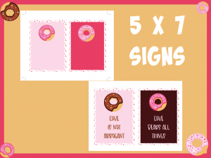Donut Valentine Printable Kit – Deeper KidMin