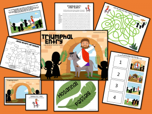 Triumphal Entry Printable Bible Story and Activity Pack – Deeper KidMin