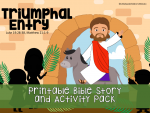 Triumphal Entry Printable Bible Story and Activity Pack – Deeper KidMin