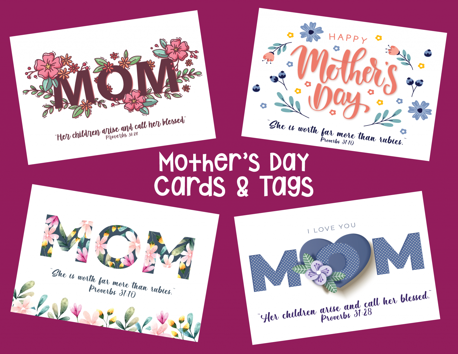 Mother’s Day Cards & Tags – Deeper KidMin