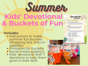 Summer Devotional and Buckets of Fun – Deeper KidMin