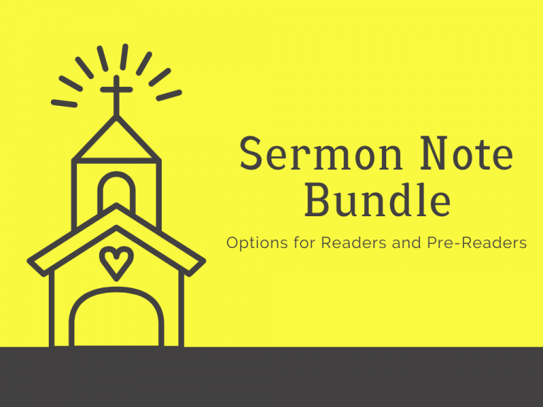 Sermon Notes Bundle – Deeper KidMin