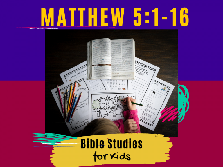 Bible Studies for Kids – Matthew 5:1-16 – Deeper KidMin