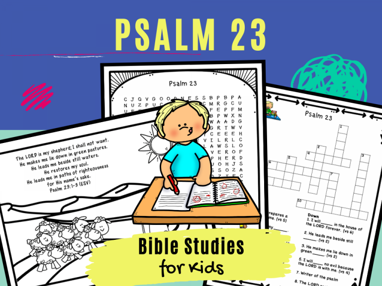 Bible Studies for Kids – Psalm 23 – Deeper KidMin