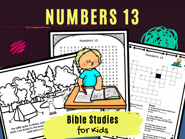 Bible Studies for Kids – Numbers 13 – Deeper KidMin