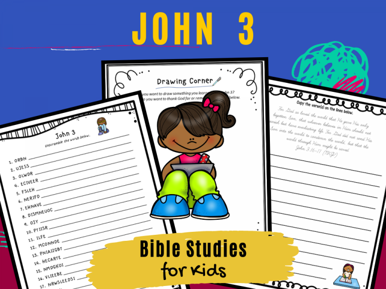 Bible Studies for Kids – John 3 – Deeper KidMin