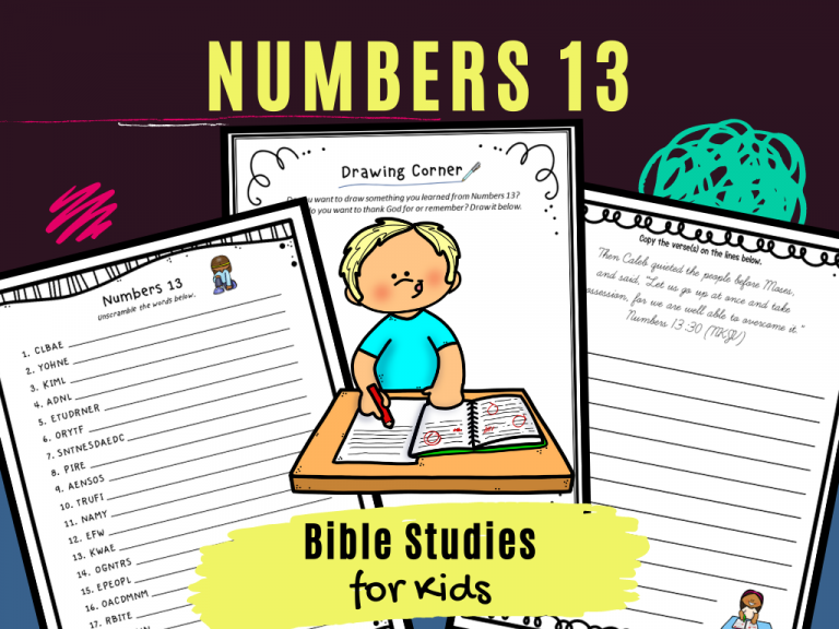 Bible Studies for Kids – Numbers 13 – Deeper KidMin