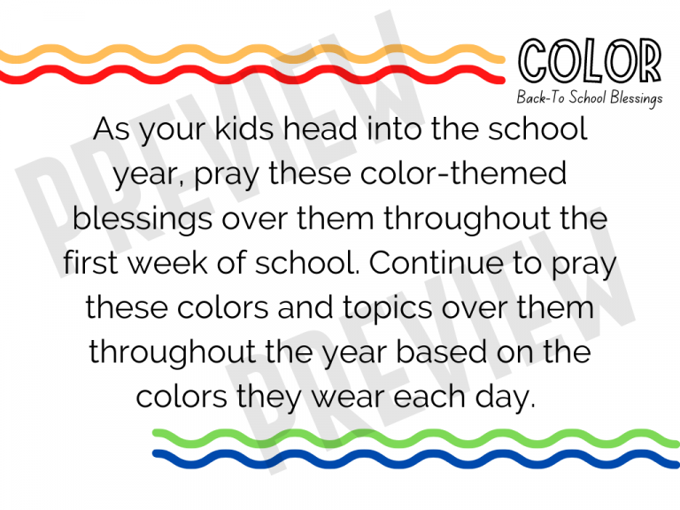 Color Back-to-School Blessing Cards – Deeper KidMin
