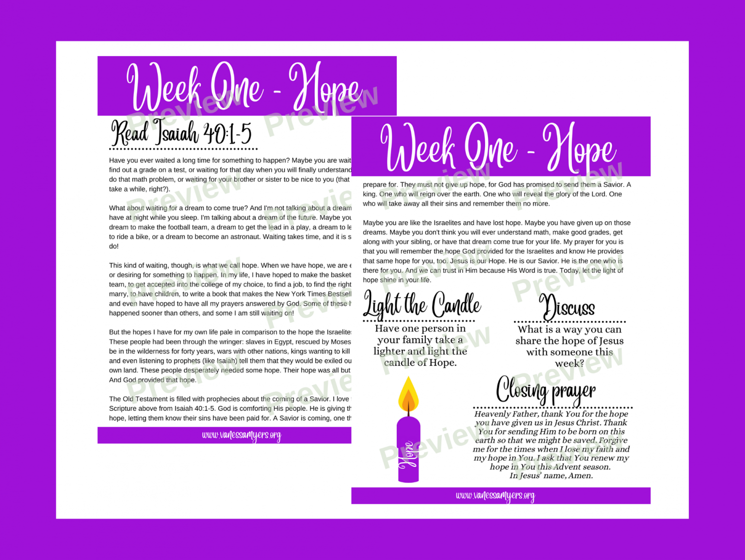 Family Advent Devotions – Deeper KidMin