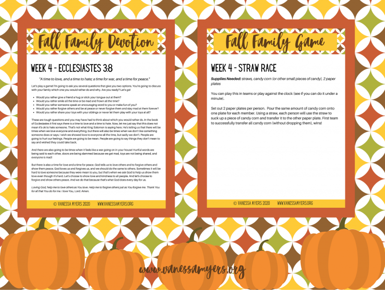 Fall Family Faith Kit – Deeper KidMin