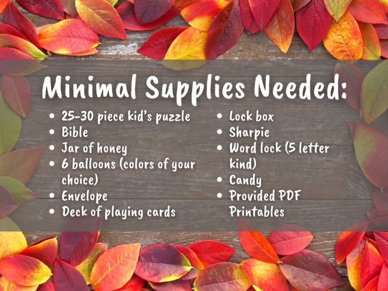 Mini Fall Escape Room – Deeper KidMin