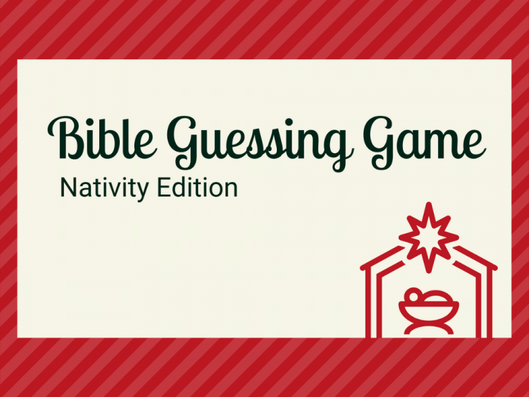 Bible Guessing Game: Nativity Edition – Deeper KidMin