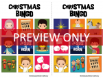 Christmas Bingo and Matching Game – Deeper KidMin