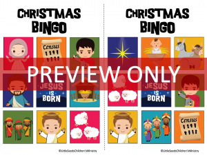 Christmas Bingo and Matching Game – Deeper KidMin