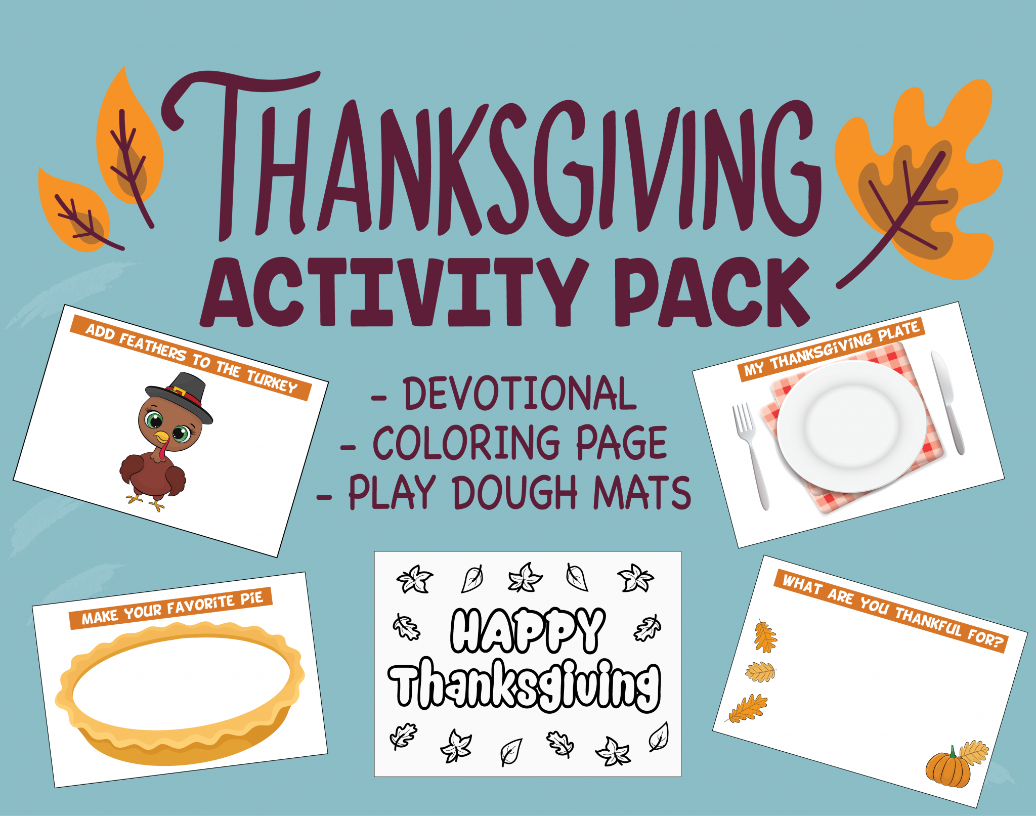 Thanksgiving Activity Pack – Deeper KidMin
