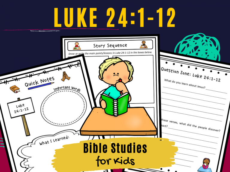 Bible Studies for Kids – Luke 24:1-12 – Deeper KidMin