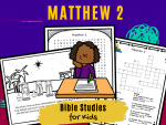 Bible Studies for Kids – Matthew 2 – Deeper KidMin