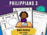 Bible Studies for Kids – Philippians 3 – Deeper KidMin
