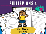 Bible Studies for Kids – Philippians 4 – Deeper KidMin
