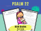 Bible Studies for Kids – Psalm 22 – Deeper KidMin