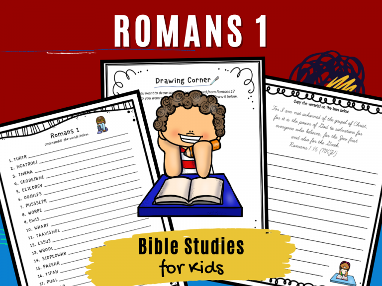 Bible Studies for Kids – Romans 1 BUNDLE – Deeper KidMin